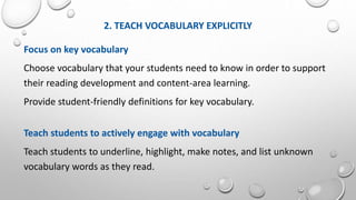 Teaching English as a Second LanguageReading Strategies PPT | PPT