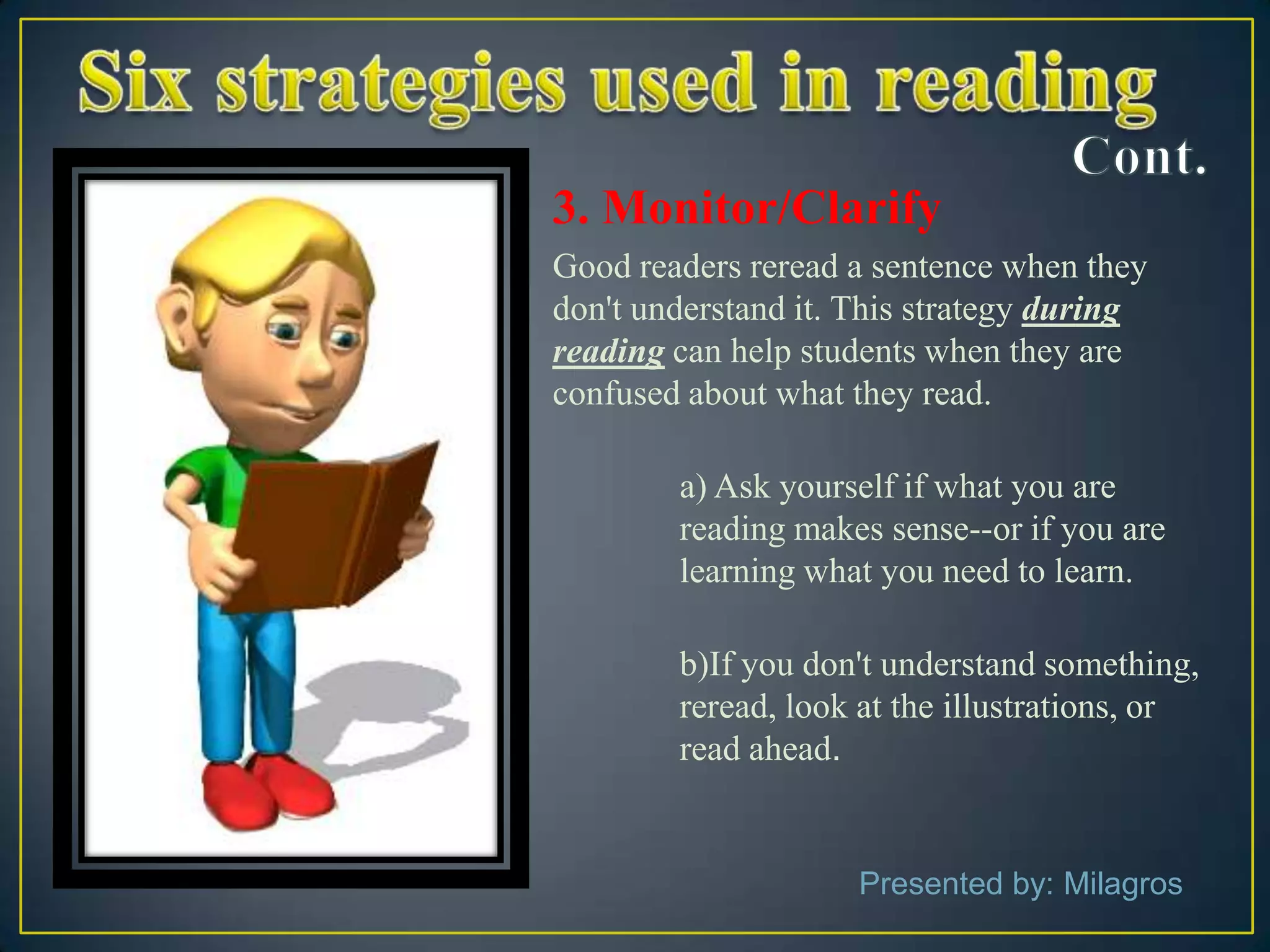 Reading strategies presentation | PPTX