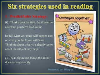 Reading strategies presentation | PPTX