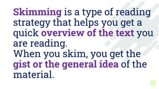 Reading Strategies to Meet One's Purpose.pptx