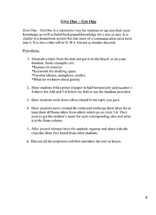 Reading Strategies Toolkit | PDF