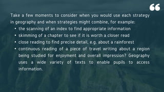 reading strategies to understand text about Geography and History.pptx