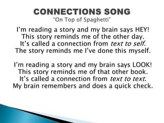 Reading strategy songs 2 | PPT