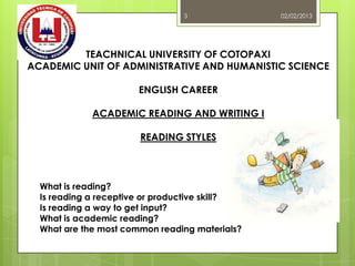 Reading styles | PPTX