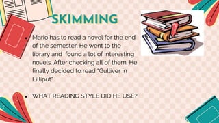 Reading Styles with Elements of Short Story.pptx | Education
