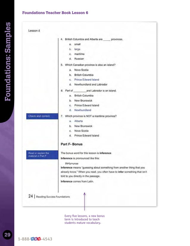 Reading success lesson sampler mh eonline.com