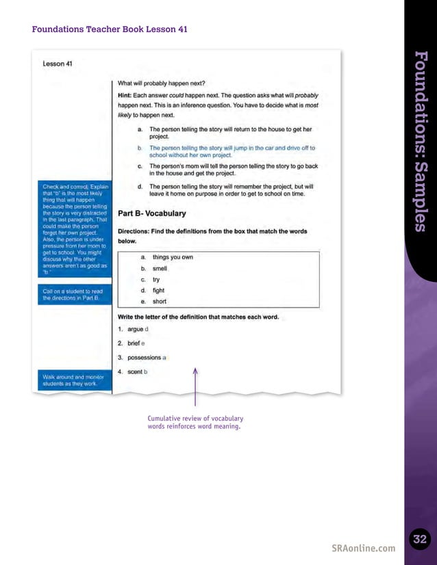 Reading success lesson sampler mh eonline.com