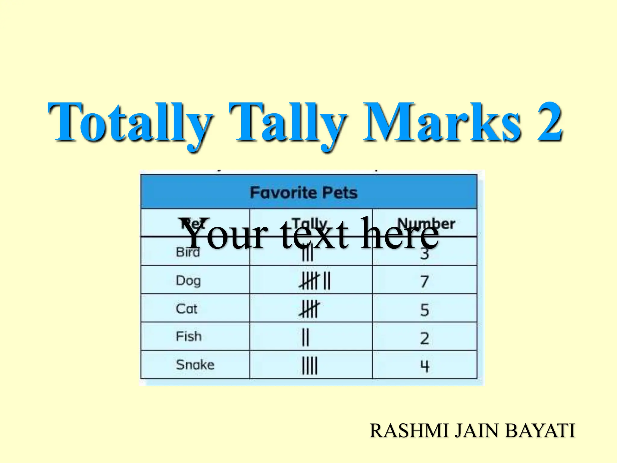 READING TALLY MARKS.ppt WITH KEY WORDS CLASS 3-5 | PPT