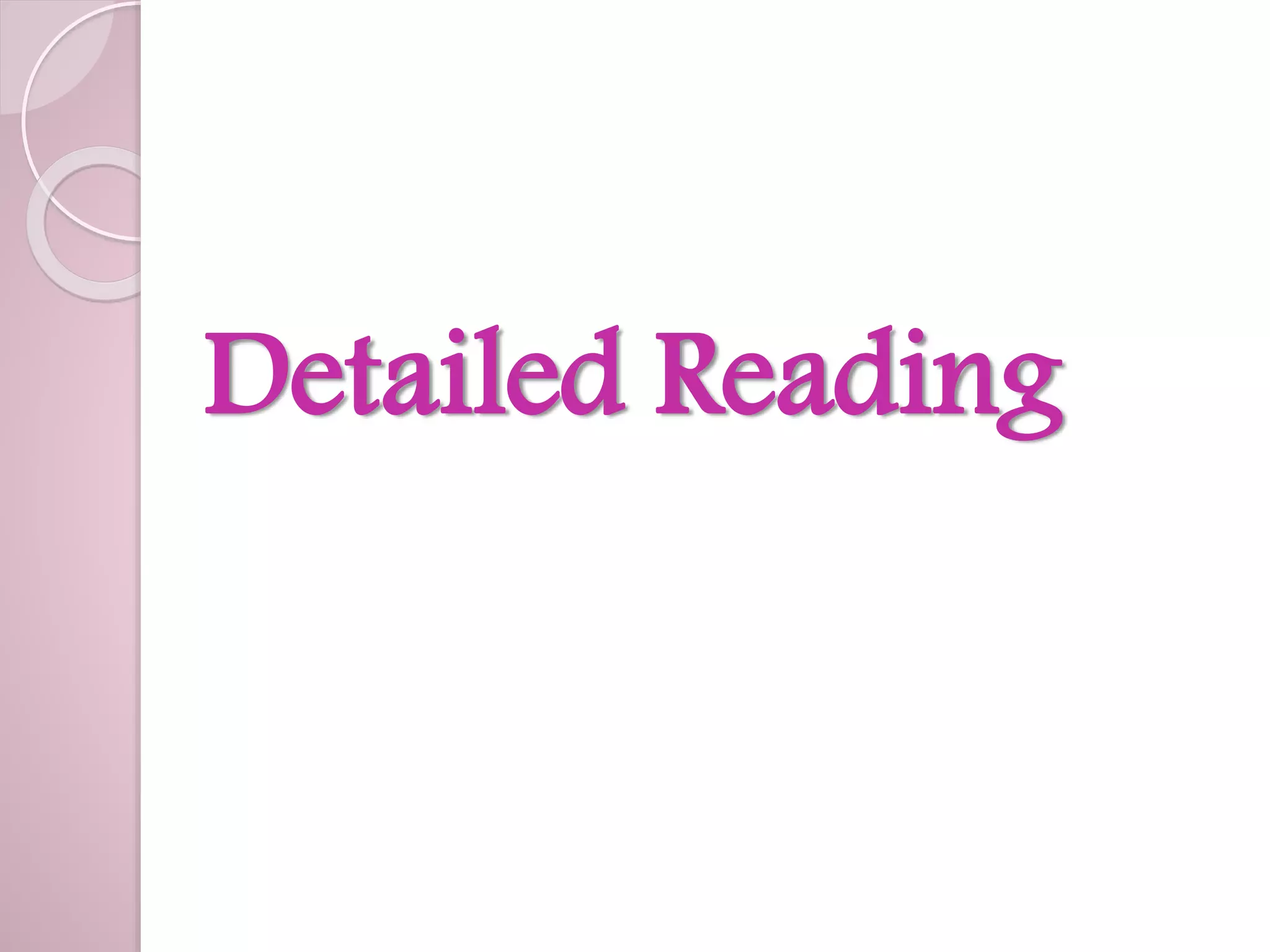 Reading Techniques Pptx