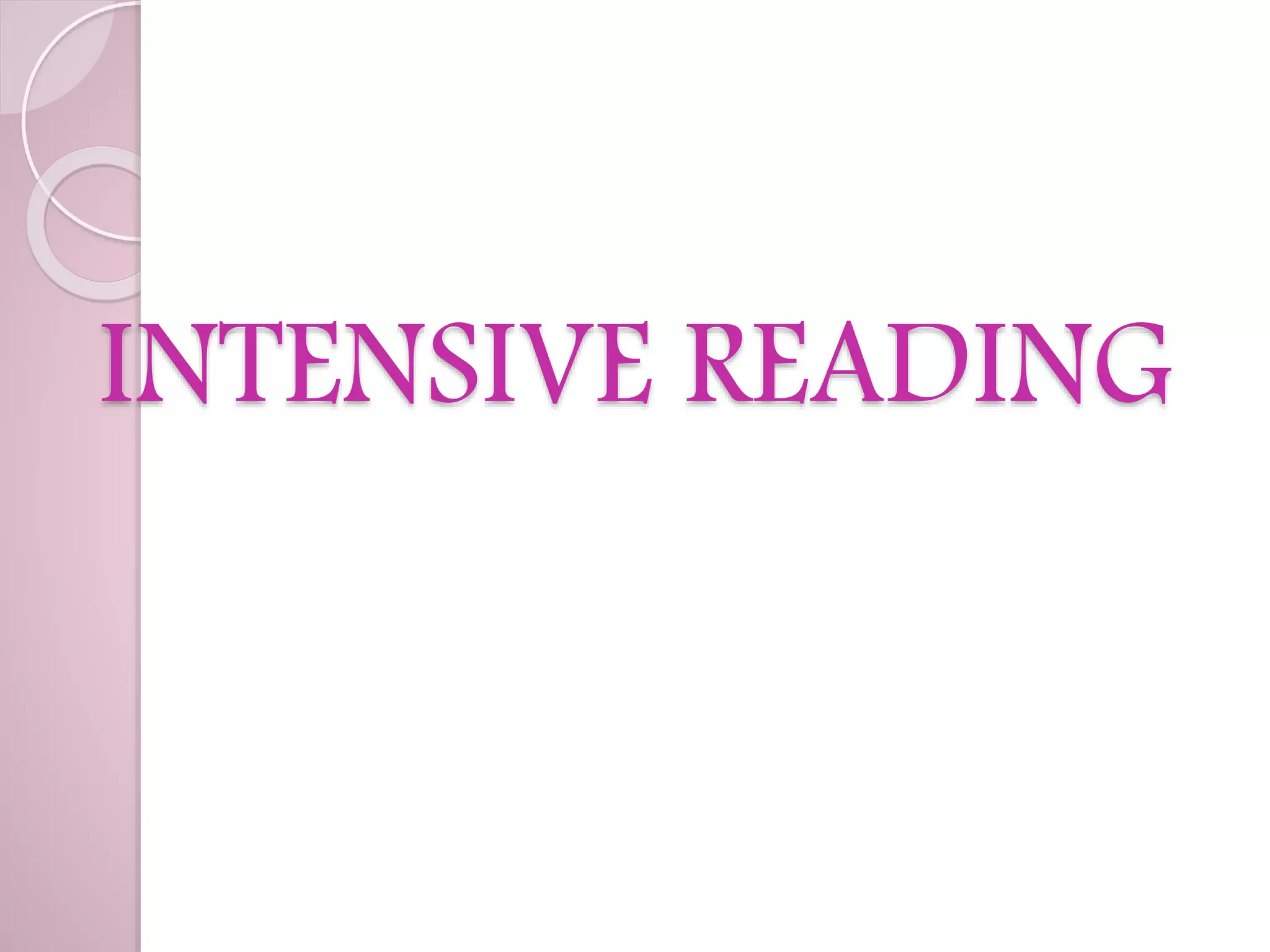 Reading techniques | PPTX