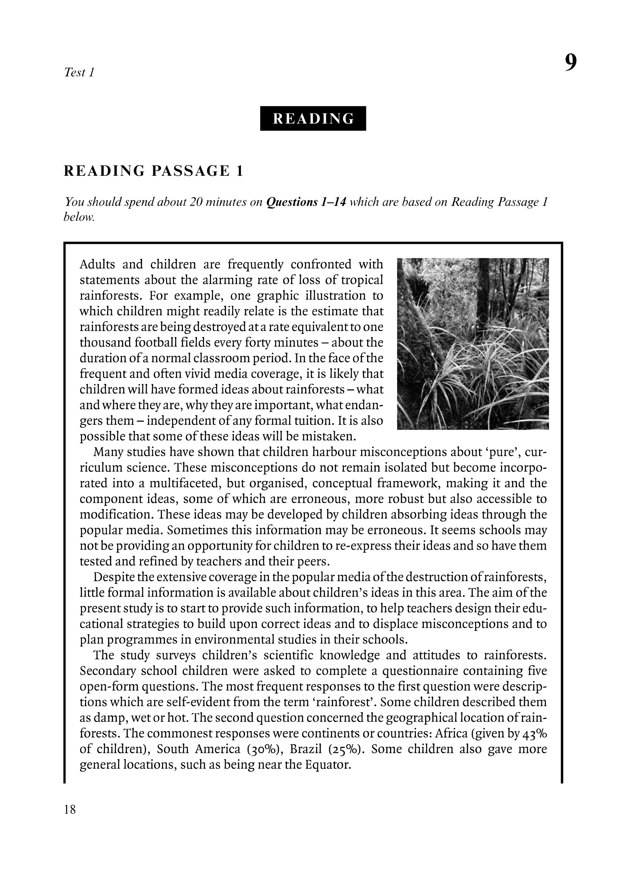 Reading test | PDF