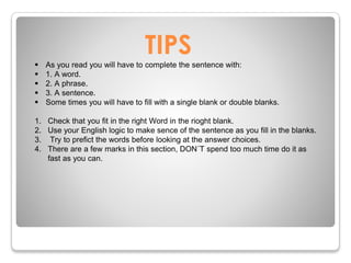Reading Text completion | PPTX