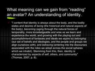 Reading The Avatar | PPT