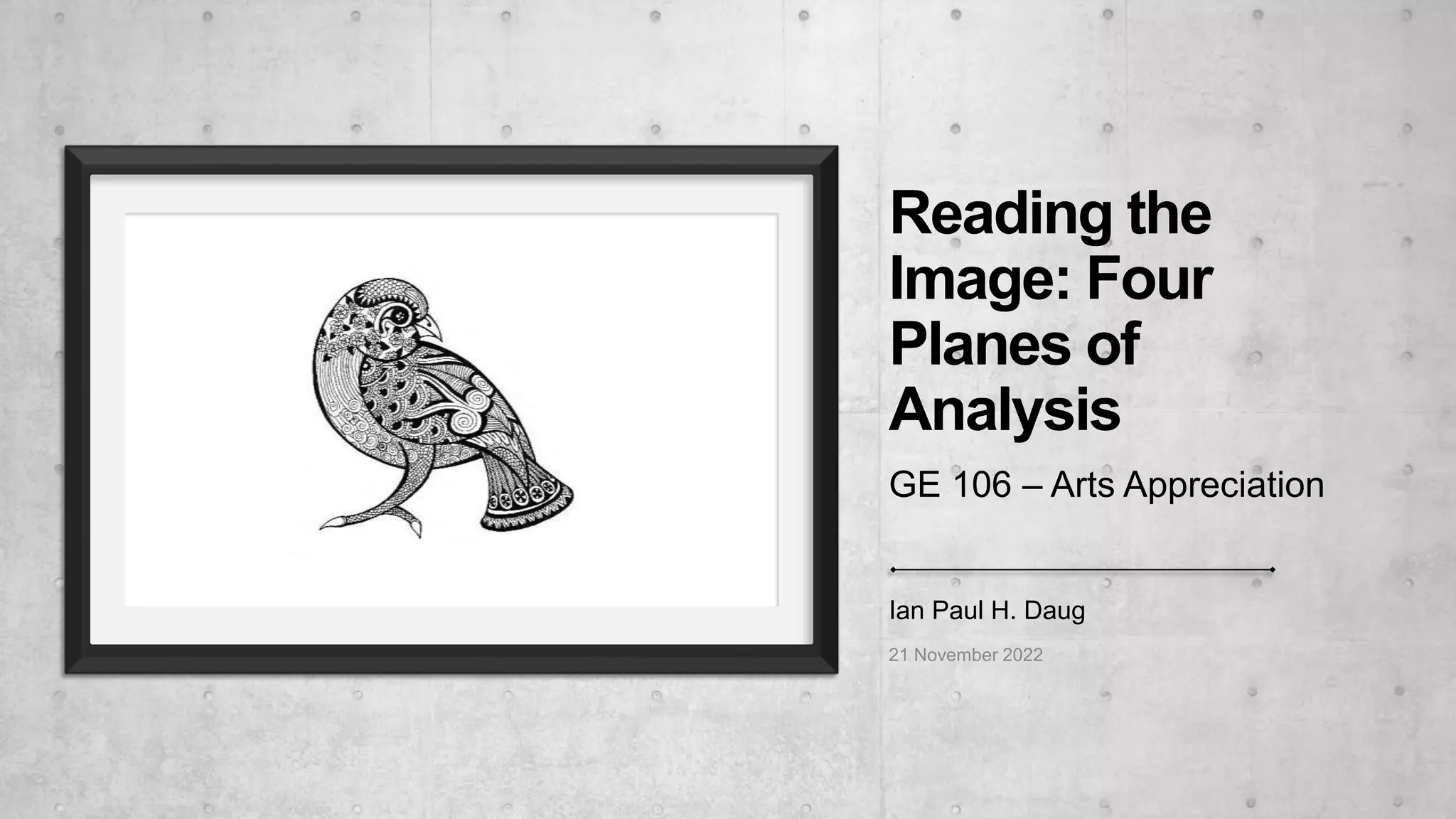 Reading the Image.pptx