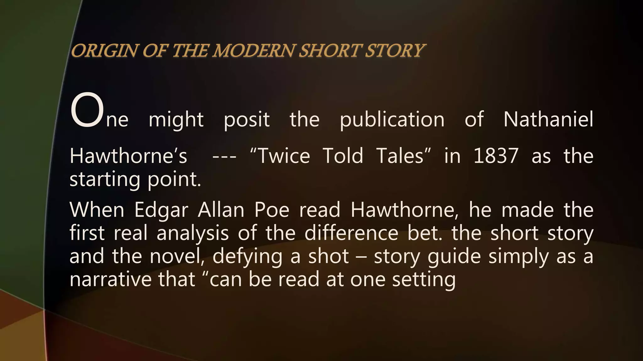 Reading the Modern Short Story | PPTX