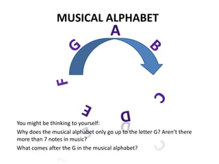 Reading the notes on the musical staff | PPTX