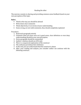 Reading the other | PDF