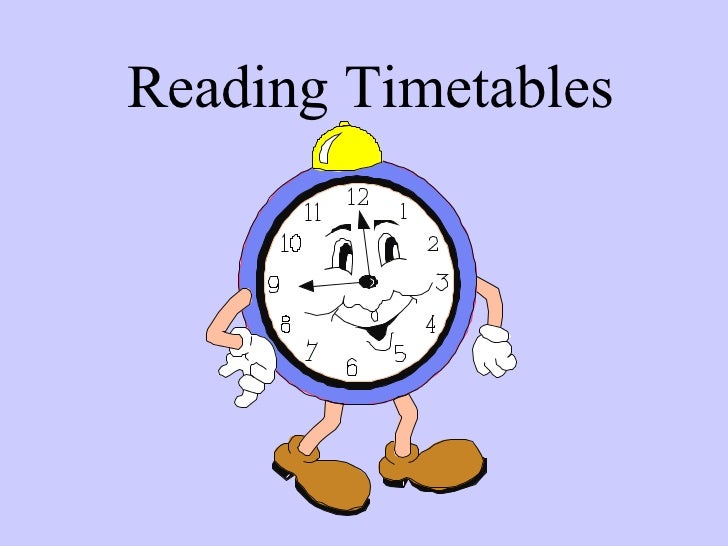 Reading Timetables reading-timetables