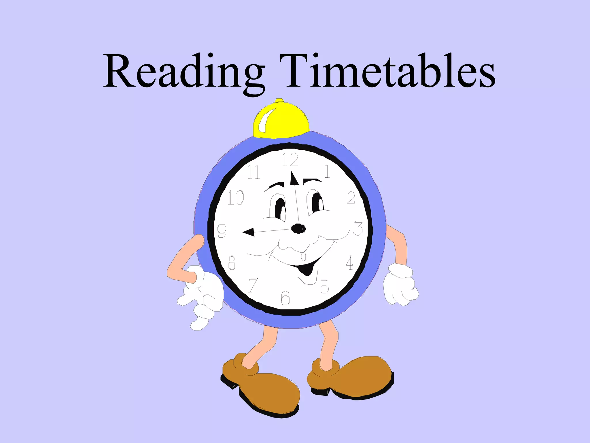 Reading timetables | PPT