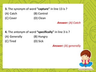 TOEFL : Reading | PPTX