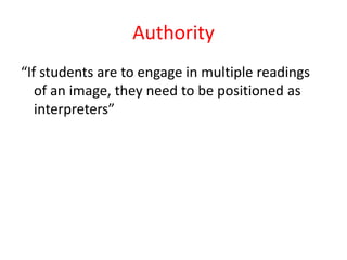 Reading Visual Text | PPT