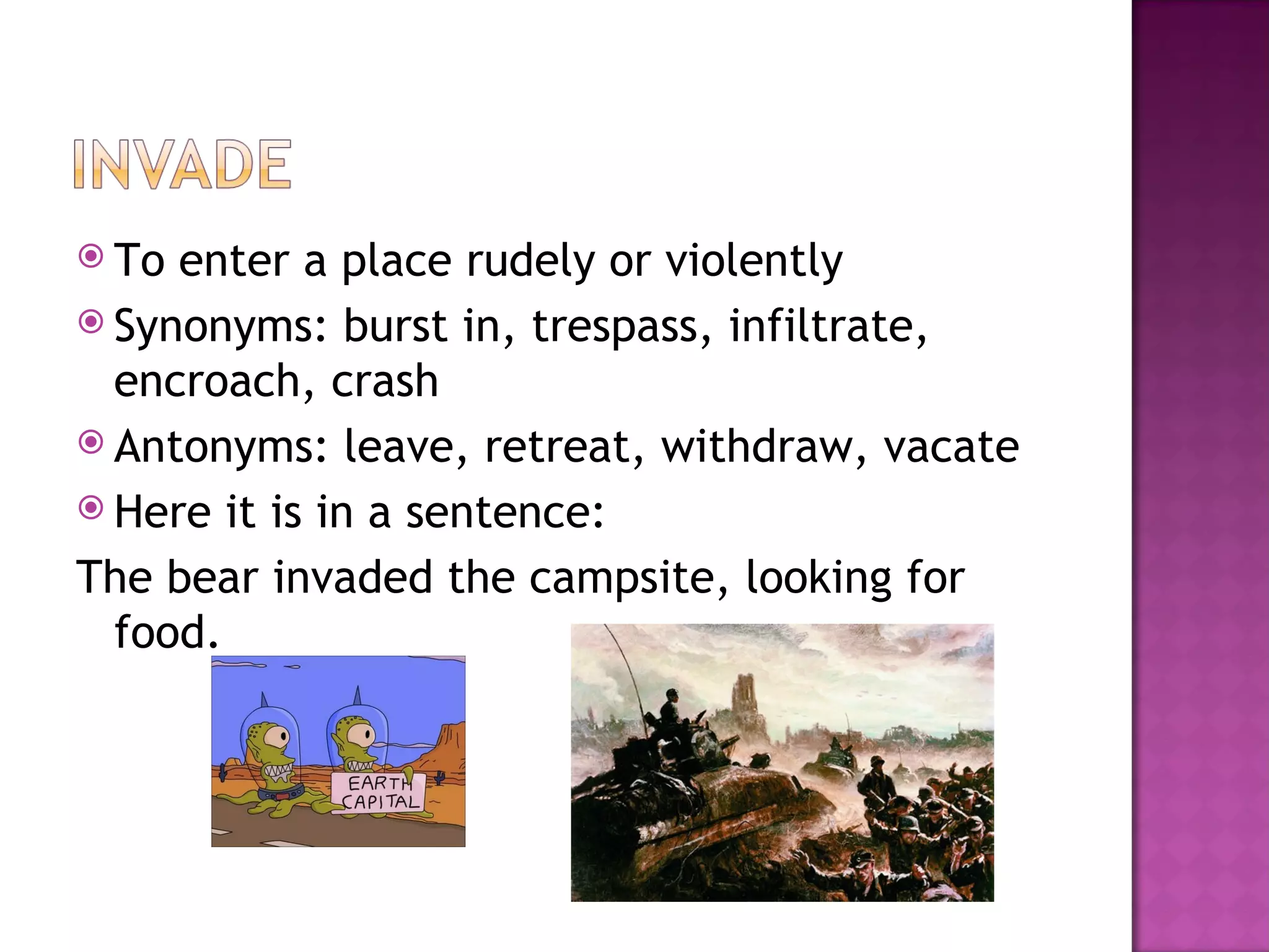 Reading vocabulary lesson 19 | PPT