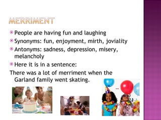 Reading vocabulary lesson 19 | PPT