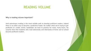 Encouraging READING VOLUME AND READING STAMINA.pptx