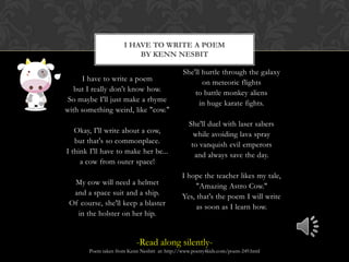 Reading with activities with sound | PPTX | Poetry | Books and Literature