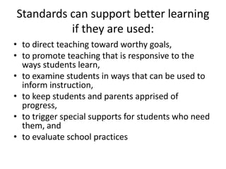 What philosophical assumptions drive the teacher/teaching standards ...