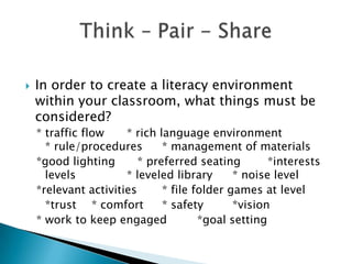 Reading workshop structure | PPTX