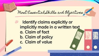 Reading & Writing Skills - CLAIMS.pdf