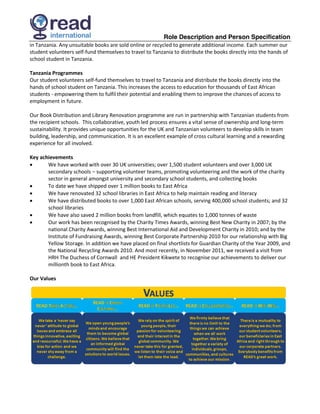 Read International: Trustee Recruitment | PDF