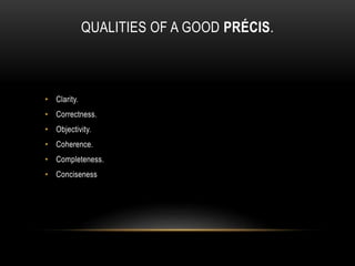 Readin, writing, precise | PPT