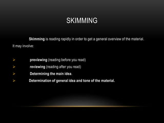 Readin, writing, precise | PPT