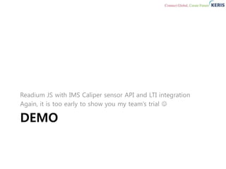 EDUPUB Implementation Demo Showcase - Reference SW using Readium JS | PPTX