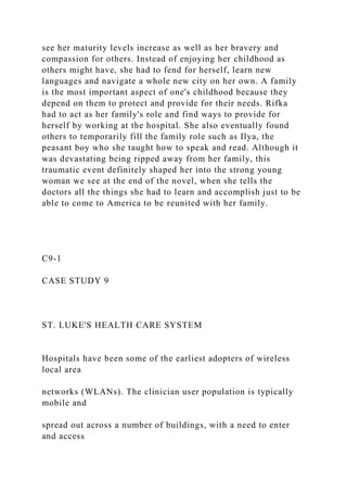 Read Letters from Rifka” , and the below question, think out a 20.docx