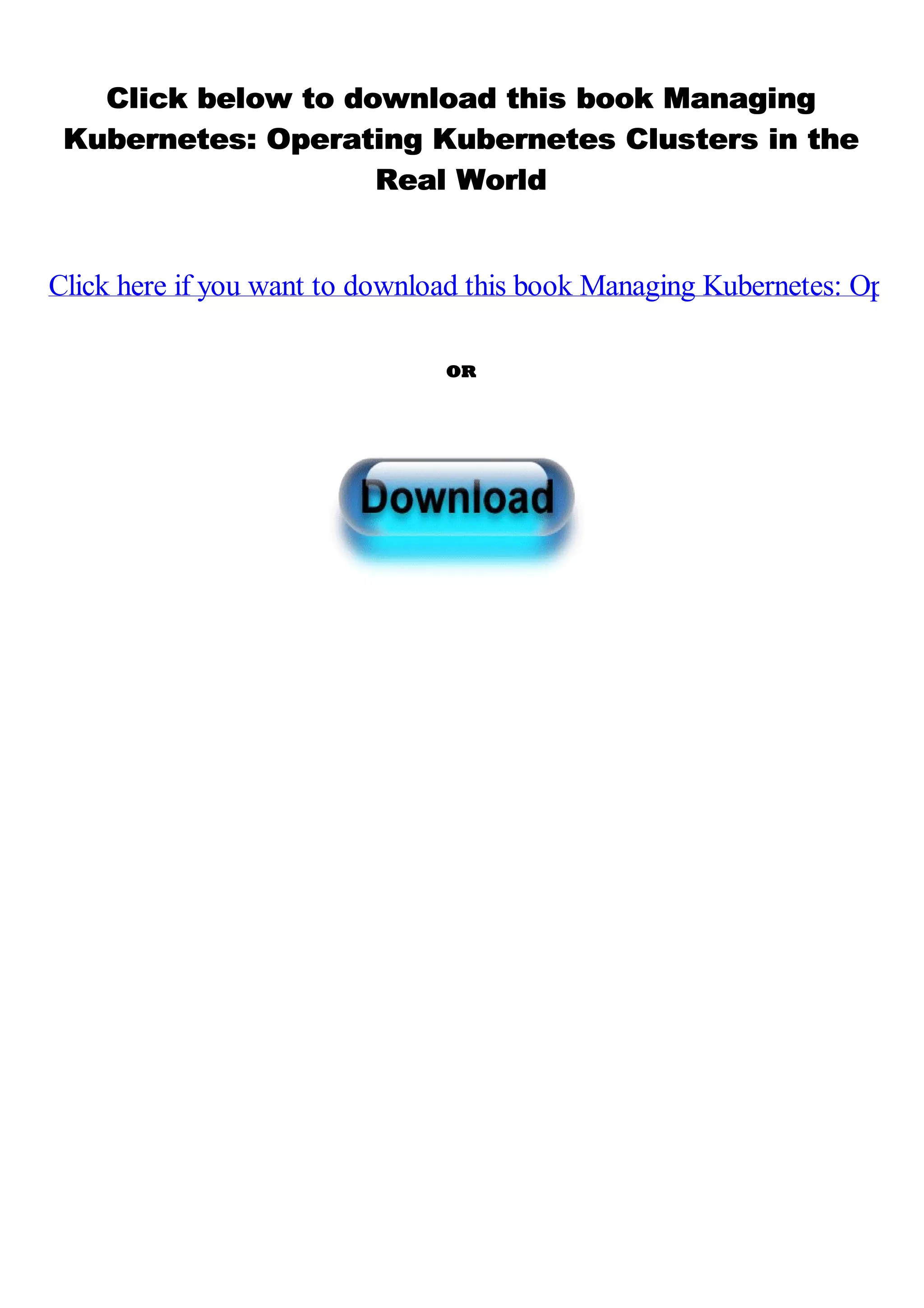 Pdf Managing Kubernetes Operating Kubernetes Clusters In The Real 6986