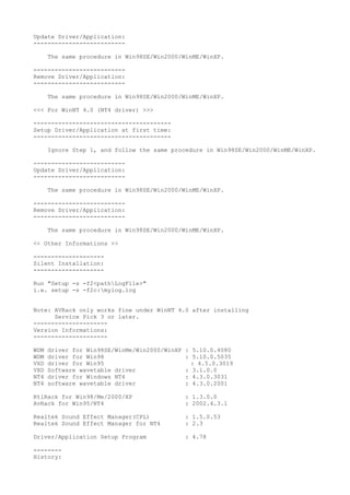 Readme | TXT | Operating Systems | Computer Software and Applications