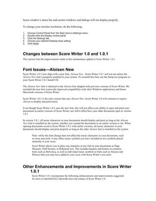 Readme cakewalk | RTF | Operating Systems | Computer Software and Applications