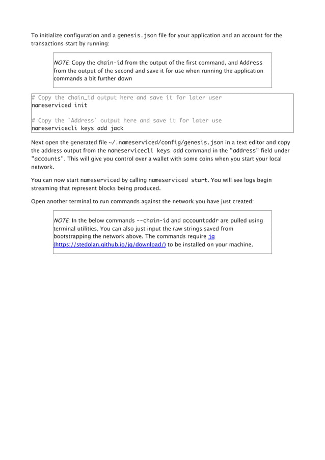 Example Cosmos SDK Application Tutorial | PDF | Programming Languages ...
