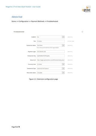 Magento 2 first data hosted extension | PDF