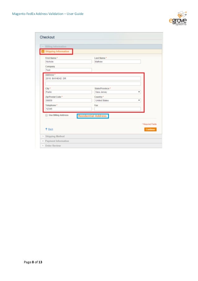 fedex address validation api php