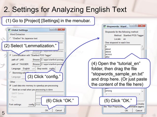 Quick Start Tutorial of KH Coder 2: Quantitative Content Analysis or Text Mining of English ...