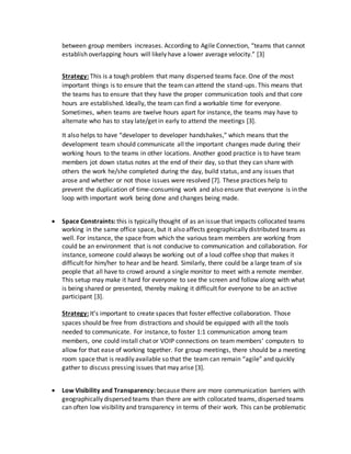 Agile/SCRUM - Effective Meetings with Geographically Dispersed Teams | PDF