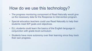 Read Naturally | PPT