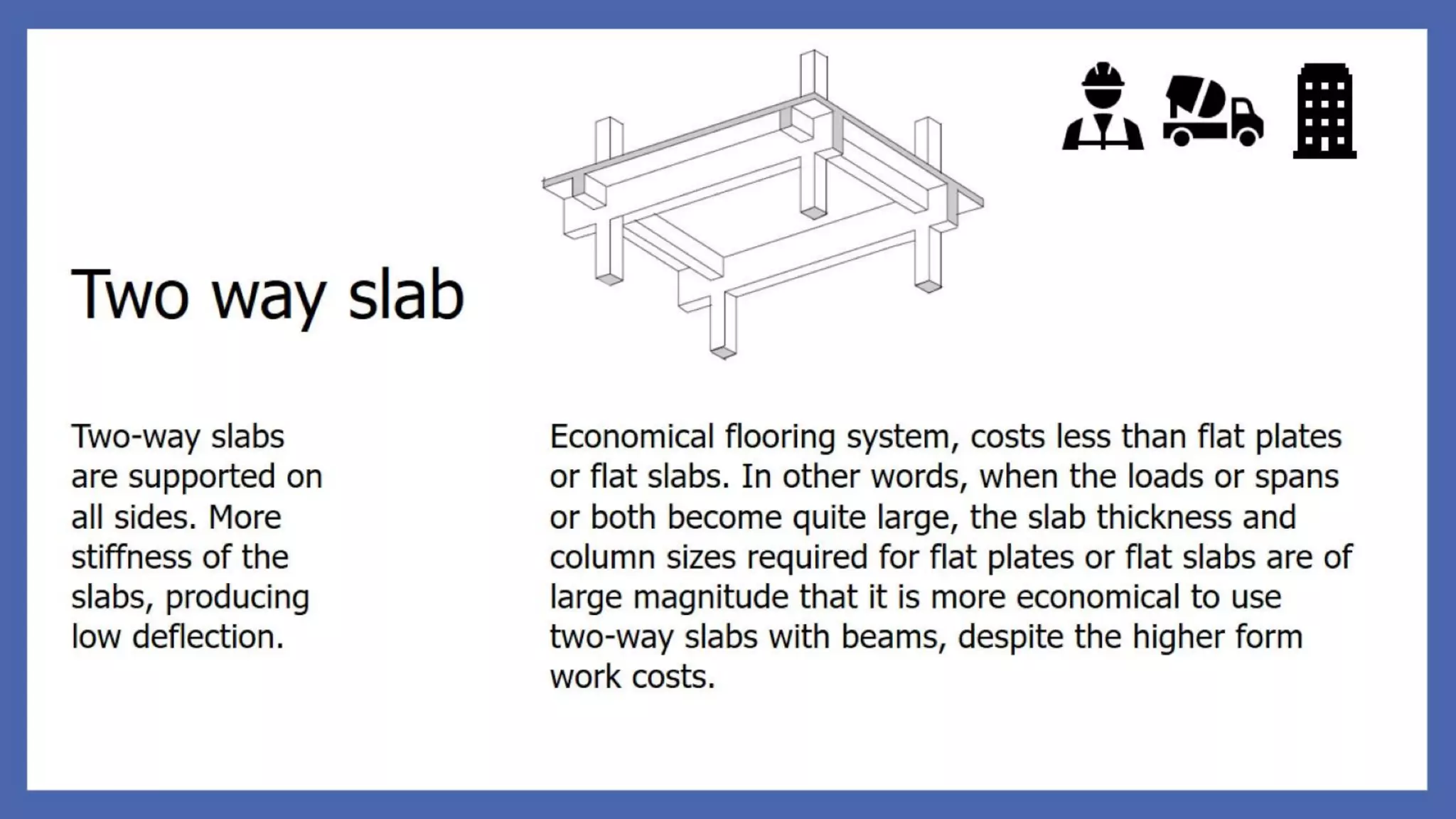 RCC slabs (Types of Reinforced cement concrete slabs) | PDF