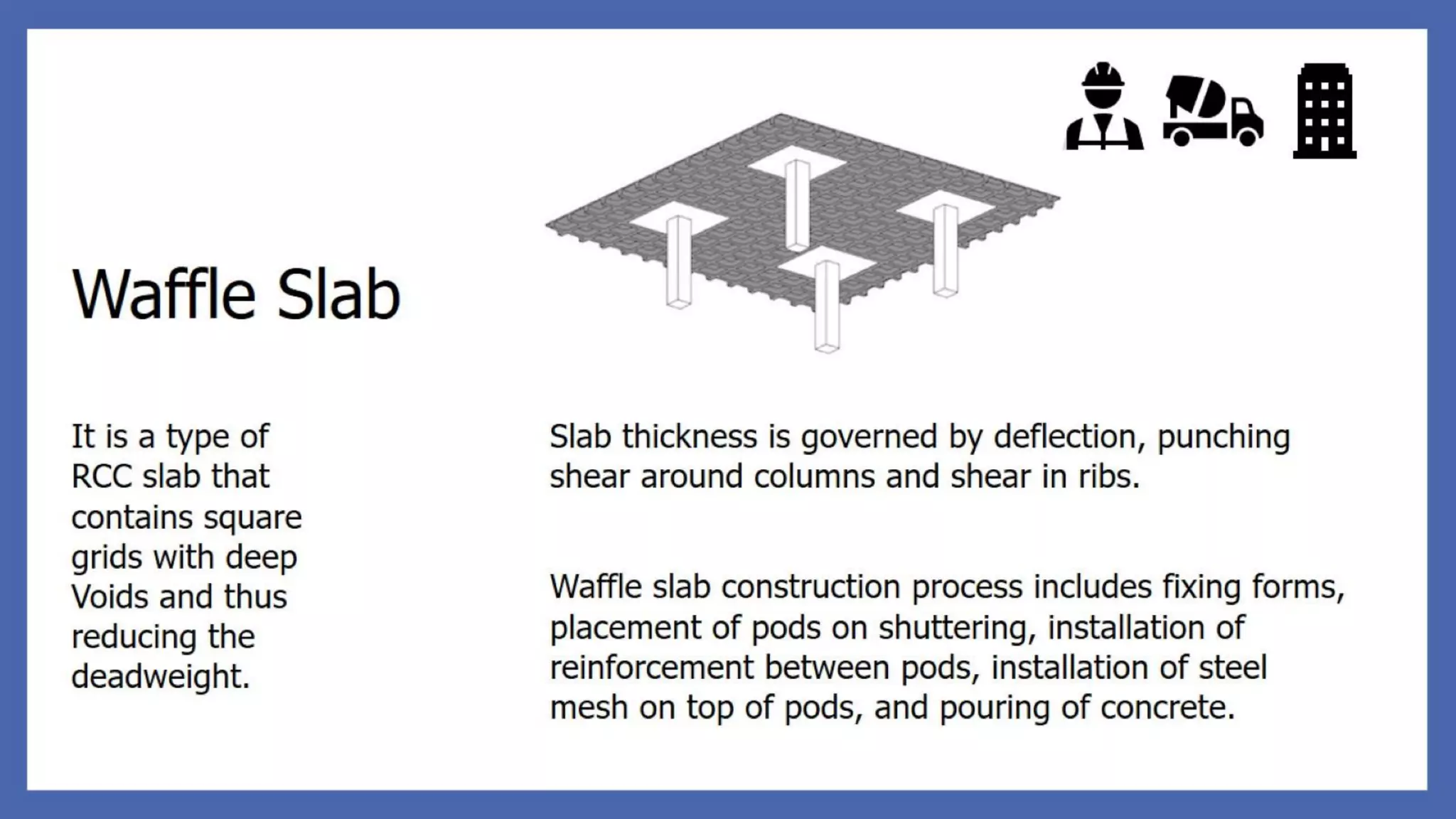 RCC slabs (Types of Reinforced cement concrete slabs) | PDF