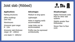 RCC slabs (Types of Reinforced cement concrete slabs) | PDF