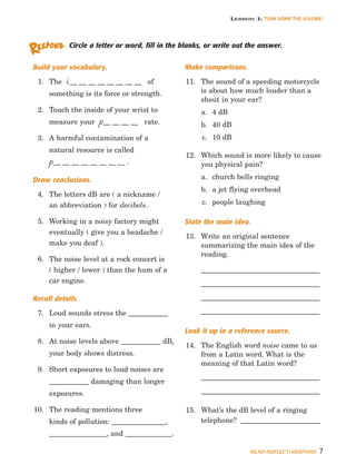 Read reflect respond_book_c_sample | PDF